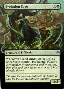 Evolution Sage MTG Alter - Magicalter
