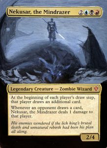 Nekusar, the Mindrazer MTG Alter - Magicalter